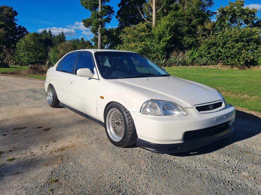 Sedate-Looking 1996 Honda Civic Sedan Packs A Silvia Turbo Engine And ...