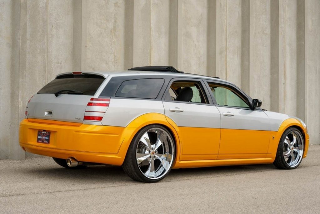 Silver Dodge Magnum Custom
