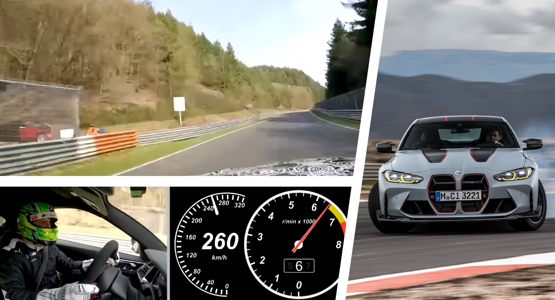 Watch The New M4 CSL Become The Fastest BMW At The Nürburgring | Carscoops