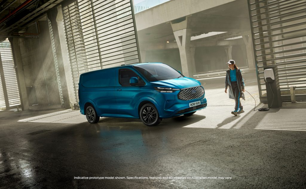 2023 Ford E-Transit Custom Is An Electric Van With A Futuristic Face ...