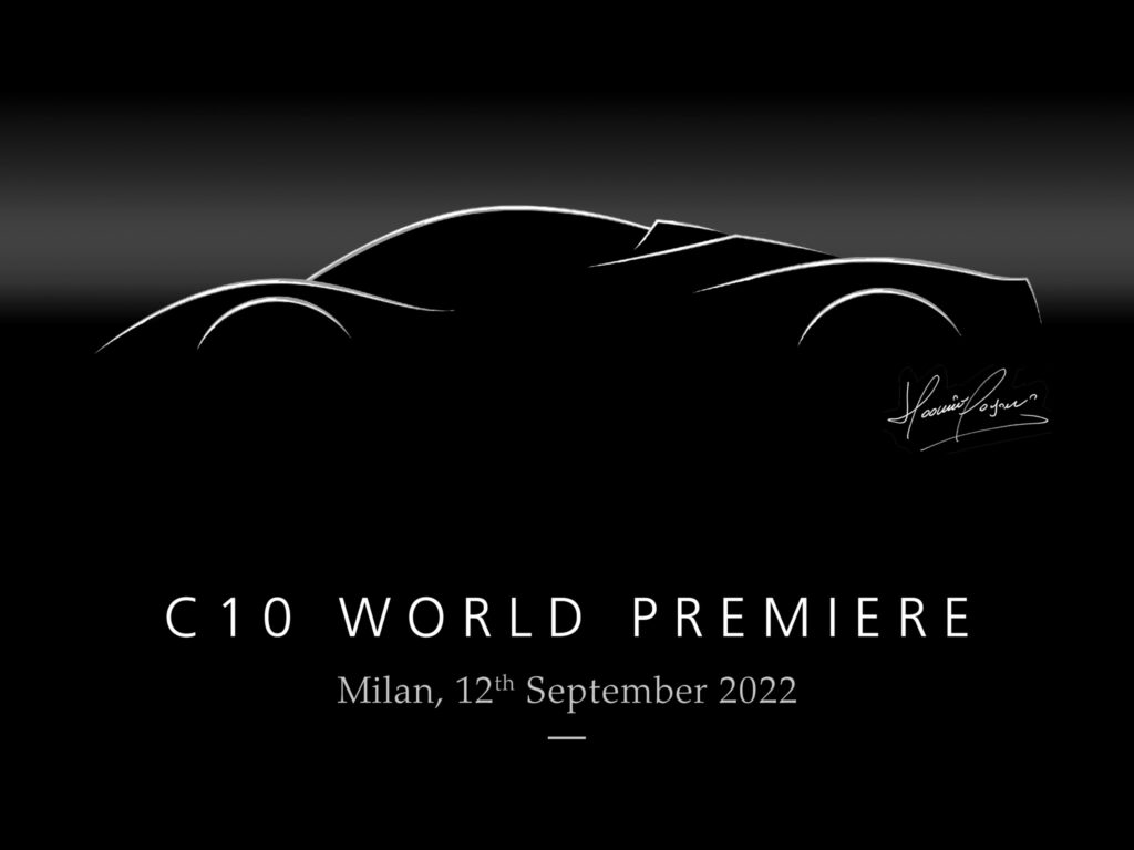 Latest Pagani C10 Teaser Reveals More Details Inside And Out | Carscoops