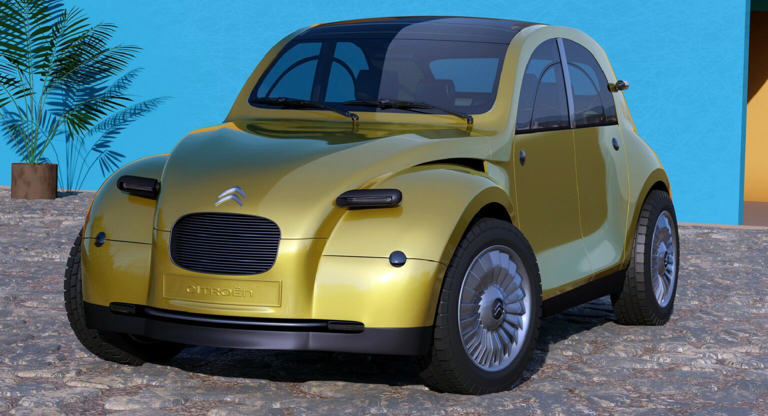 Citroën 2CV Independent Design Study Proposes A Minimalist Electric ...