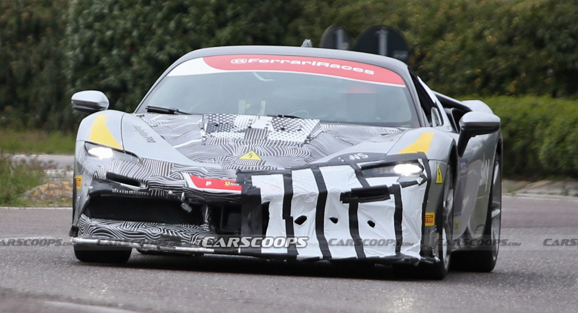Is There A 2023 Ferrari SF90 Speciale Under That Mask? | Carscoops