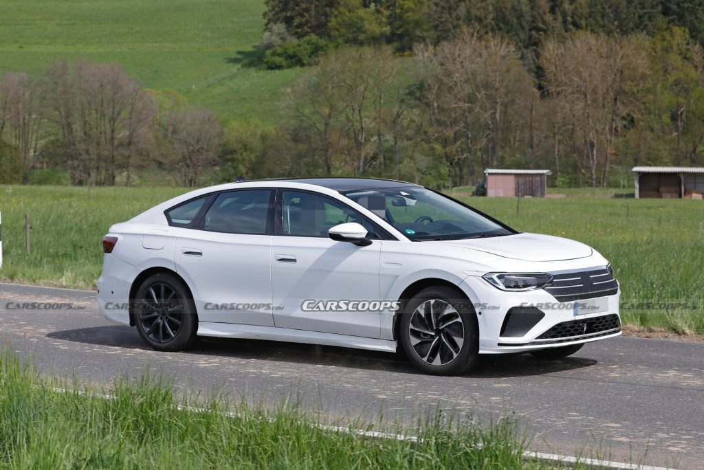 VW Aero B Electric Sedan Spotted Again Testing Out On German Roads ...