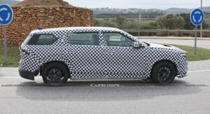 VinFast Is Testing A Rather Odd-Looking VF 9 In Europe | Carscoops