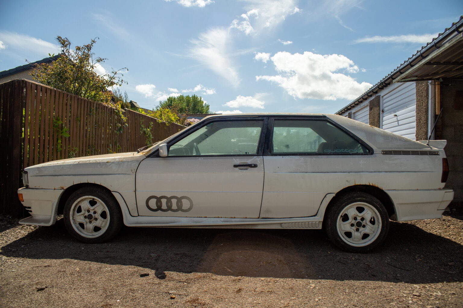 Someone Left A 1982 Audi Quattro Turbo To Rot In A Barn For Nearly 30 ...