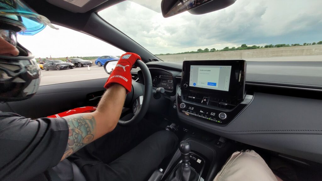 We Took A Shotgun Ride In The 300 HP 2023 Toyota GR Corolla And We’re ...