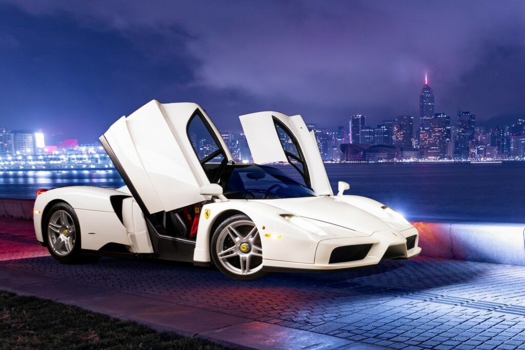 World’s Only White Ferrari Enzo Has Come Out Of Hiding And Is Hitting ...