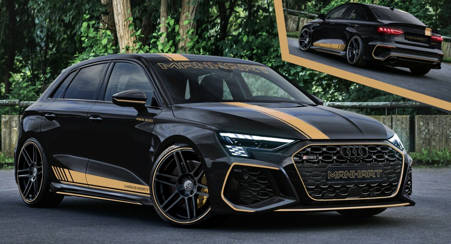 Manhart Previews Tuned Audi RS3 Sportback And Sedan With 493 HP | Carscoops
