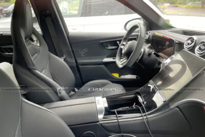 Mercedes-AMG GLC 63 Drops Most Of Its Camouflage, Shows Interior ...