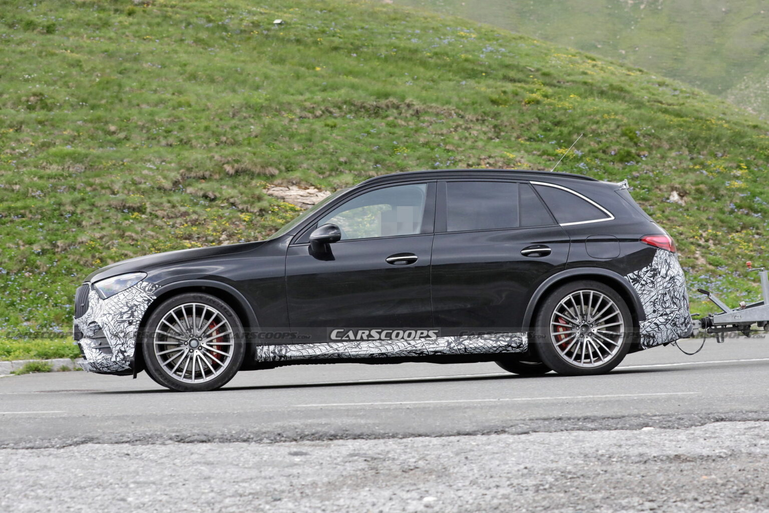 Mercedes-AMG GLC 63 Drops Most Of Its Camouflage, Shows Interior ...