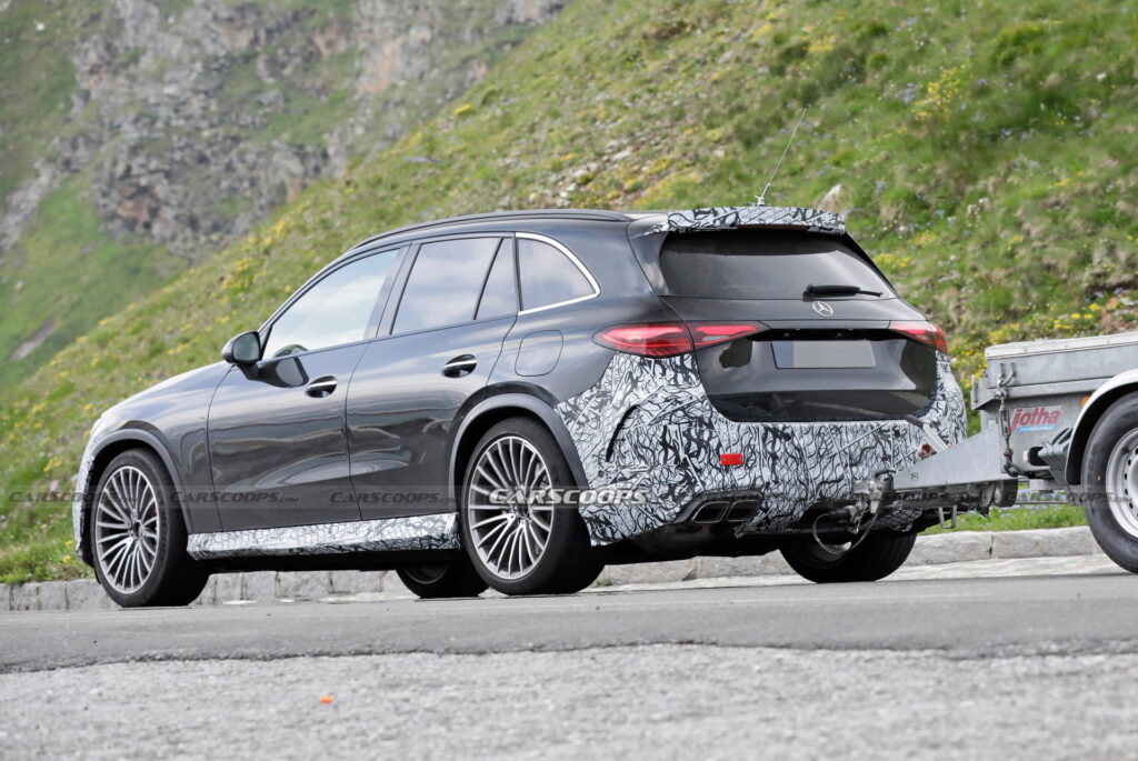 Mercedes-AMG GLC 63 Drops Most Of Its Camouflage, Shows Interior ...
