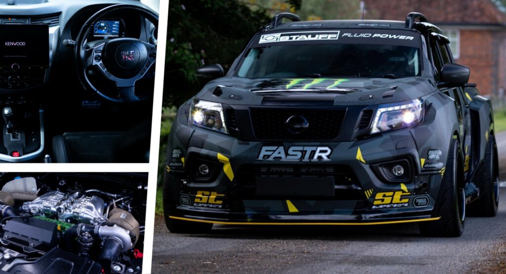 Wild Nissan Navara-R Comes With A Tuned GT-R Engine Producing 1,000 HP ...
