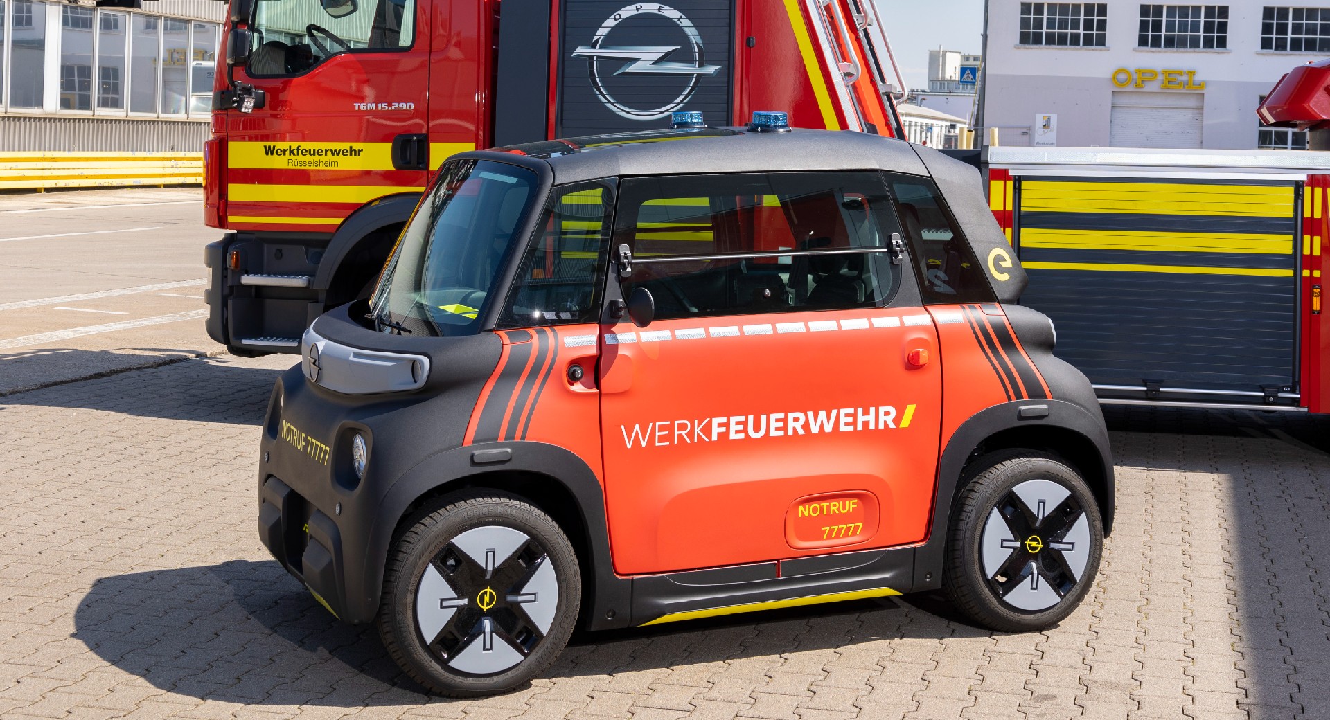 Opel’s Tiny Rocks-e EV Joins The Fire Brigade In Germany | Carscoops