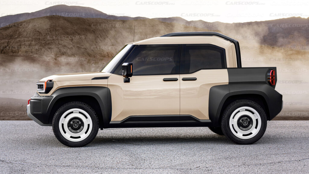 Toyota Compact Cruiser EV Looks Awesome In Pickup Form | Carscoops