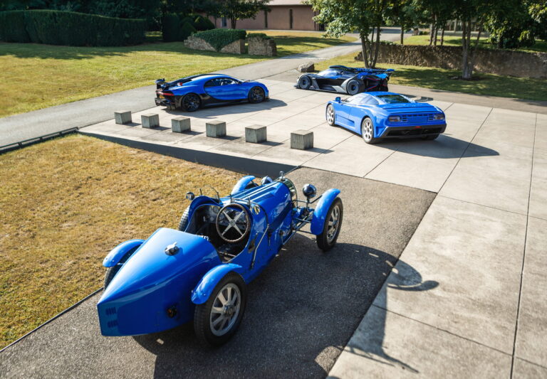 Bugatti Looks Back At Their Signature French Racing Blue Color As They ...