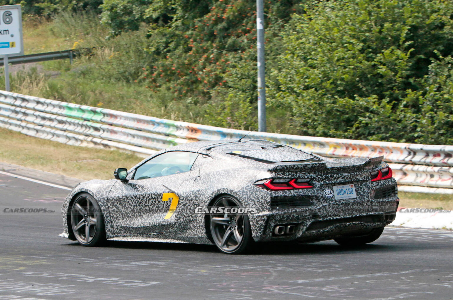 C8 Corvettes Snapped Testing In Germany Confirmed As E-Ray Hybrids ...
