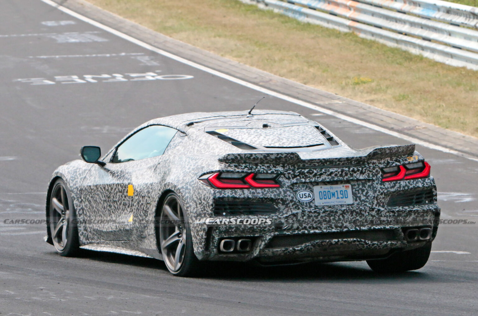 C8 Corvettes Snapped Testing In Germany Confirmed As E-Ray Hybrids ...