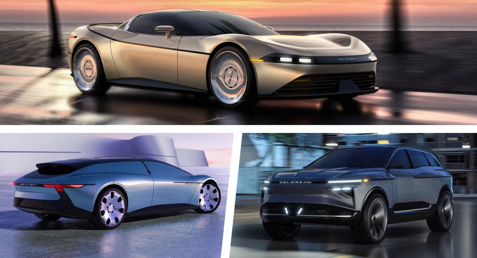 DeLorean Goes Back To The Future With A Trio Of Fictional ‘What If ...