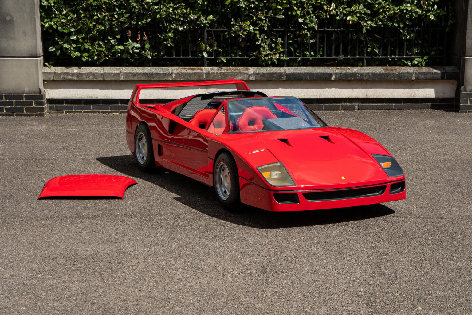 This Fancy Go Kart Is Shaped After The Iconic Ferrari F40 | Carscoops