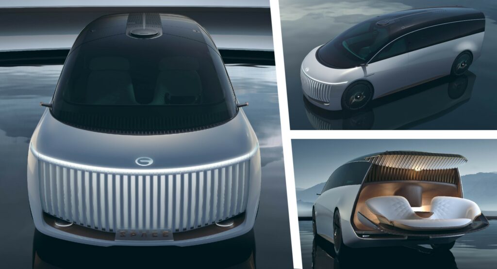 GAC’s New Space Concept Is A Hydrogen Minivan With An All-Grille Face ...