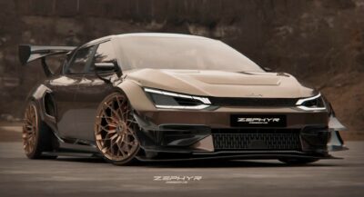 KIA EV6 GT Rendered Into A Time Attack Monster With A Massive Wing ...
