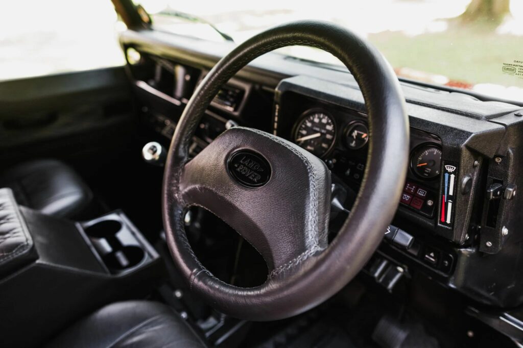 This Red 1996 Land Rover Defender Is Ready For The Toughest Of ...