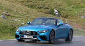 Mercedes-AMG's SL53 Plug-In Hybrid Spotted, Could Have Around 670 HP ...
