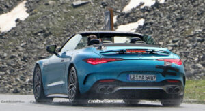 Mercedes-AMG's SL53 Plug-In Hybrid Spotted, Could Have Around 670 HP ...