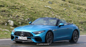 Mercedes-AMG's SL53 Plug-In Hybrid Spotted, Could Have Around 670 HP ...