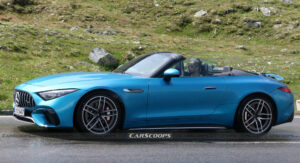 Mercedes-AMG's SL53 Plug-In Hybrid Spotted, Could Have Around 670 HP ...