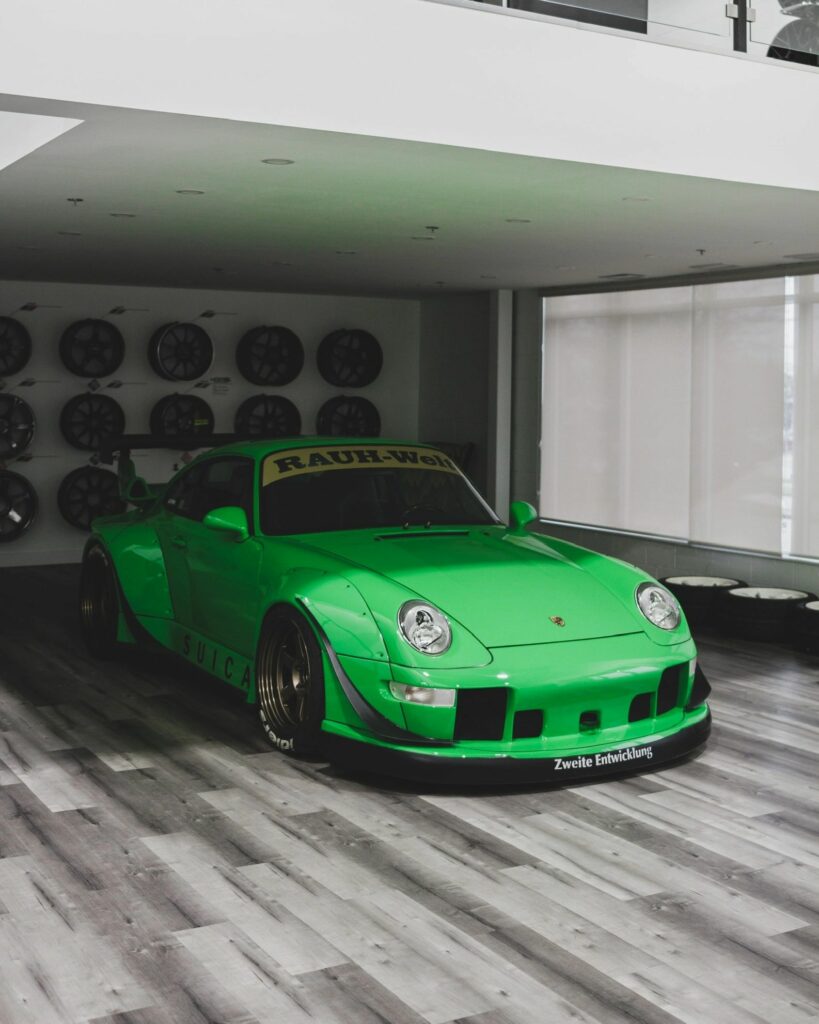 Take Over Your Local Streets In This Bright Green RWB Porsche 911 ...