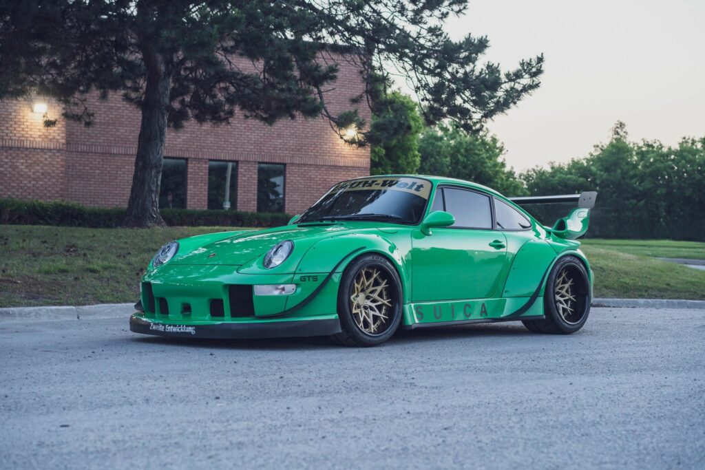 Take Over Your Local Streets In This Bright Green RWB Porsche 911 ...