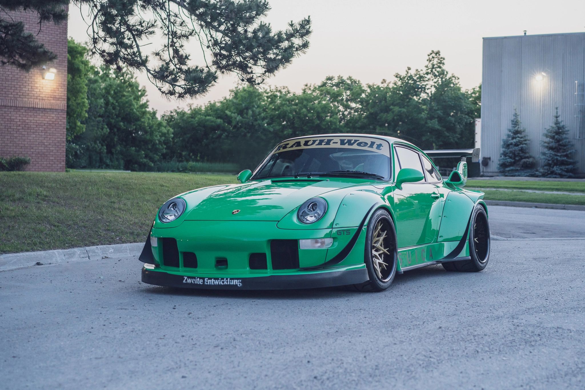 Take Over Your Local Streets In This Bright Green RWB Porsche 911 Take Over Your Local Streets In This Bright Green RWB Porsche 911