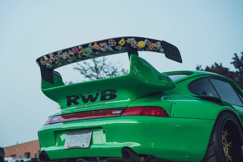 Take Over Your Local Streets In This Bright Green RWB Porsche 911 ...