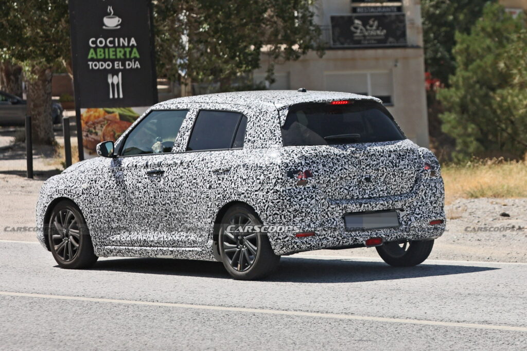 2024 Suzuki Swift Makes Spy Debut Showing Evolutionary Styling | Carscoops