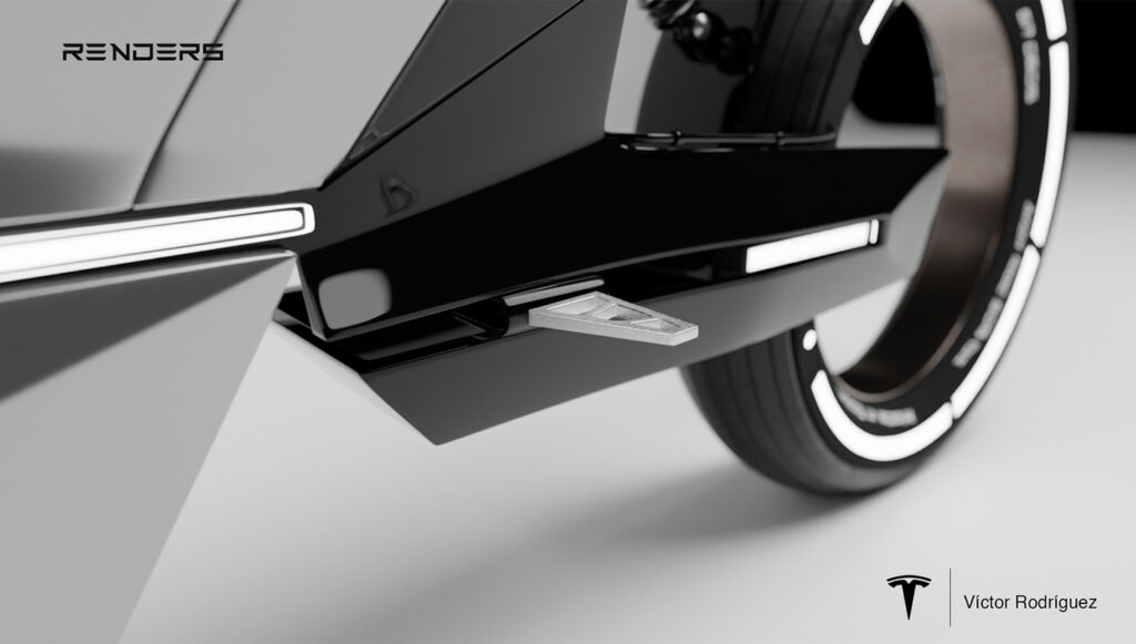 The Model M Electric Cybercycle Study Is A Futuristic Tesla Cybertruck ...