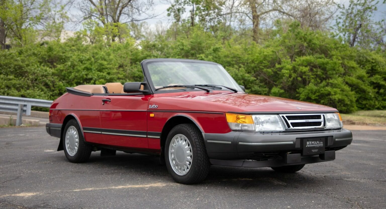 This 246-Mile Saab 900 Turbo Convertible Just Sold For More Than A 2023 ...