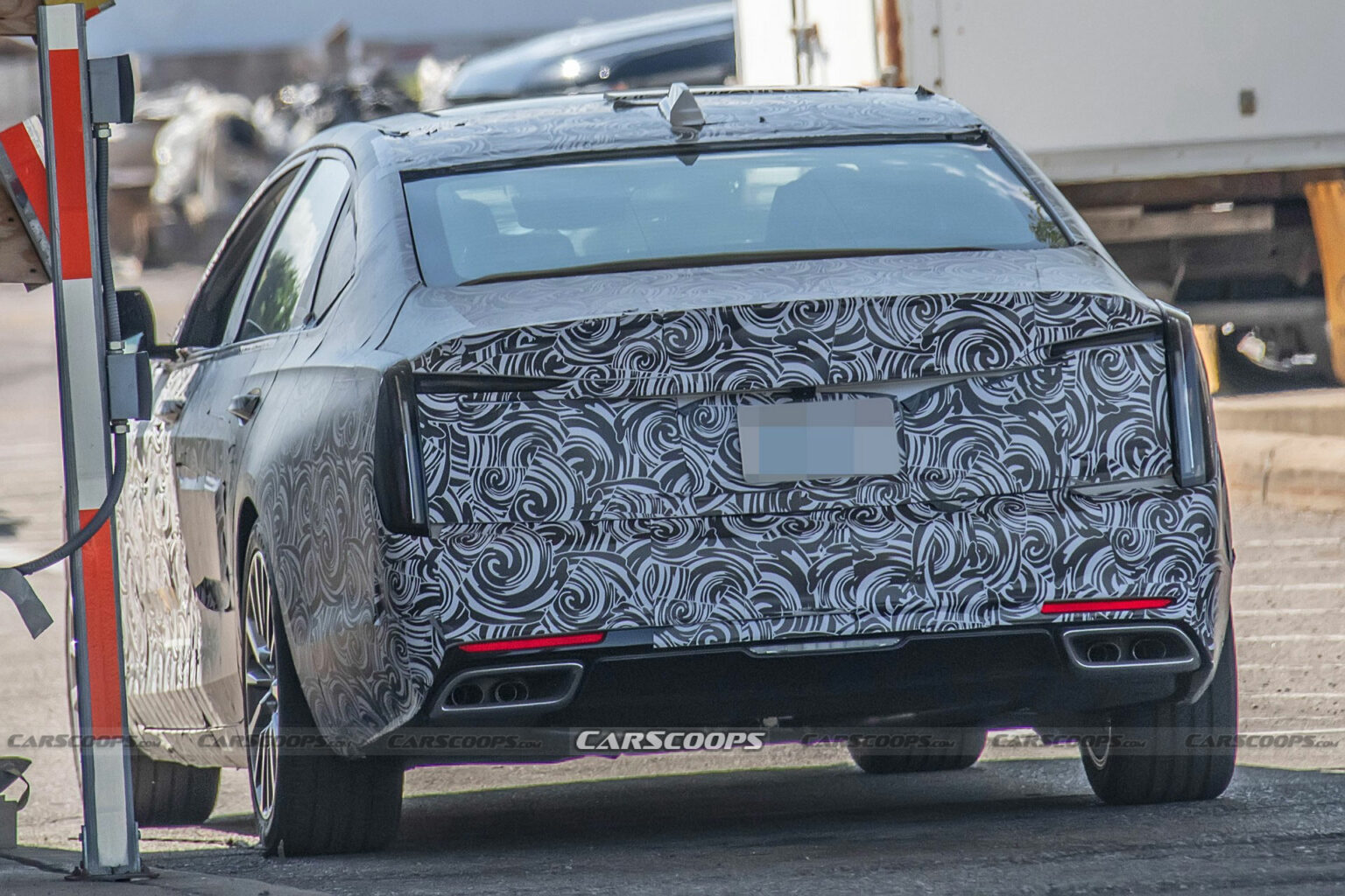 2024 Cadillac CT6 Spied With Production Lighting Units | Carscoops