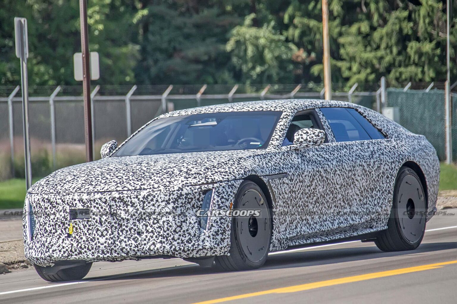 2025 Cadillac Celestiq EV Spotted In The Wild Gearing Up To Reinvent ...