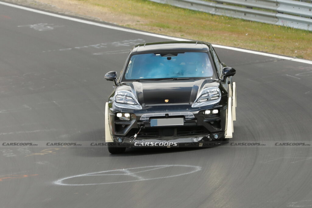2024 Porsche Macan EV Gets Its First Taste Of The Nürburgring | Carscoops
