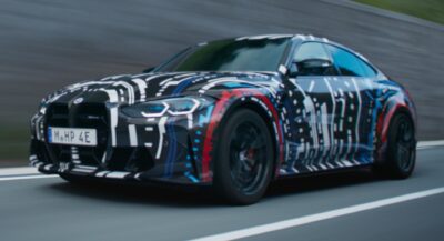 BMW M Working On Quad-Motor EV Prototype Wearing An M3 Face | Carscoops