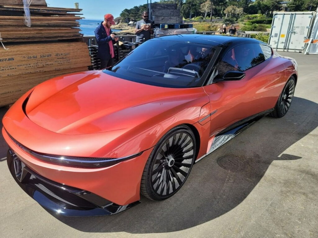 DeLorean Alpha5 EV Makes Its Public Debut At Pebble Beach | Carscoops