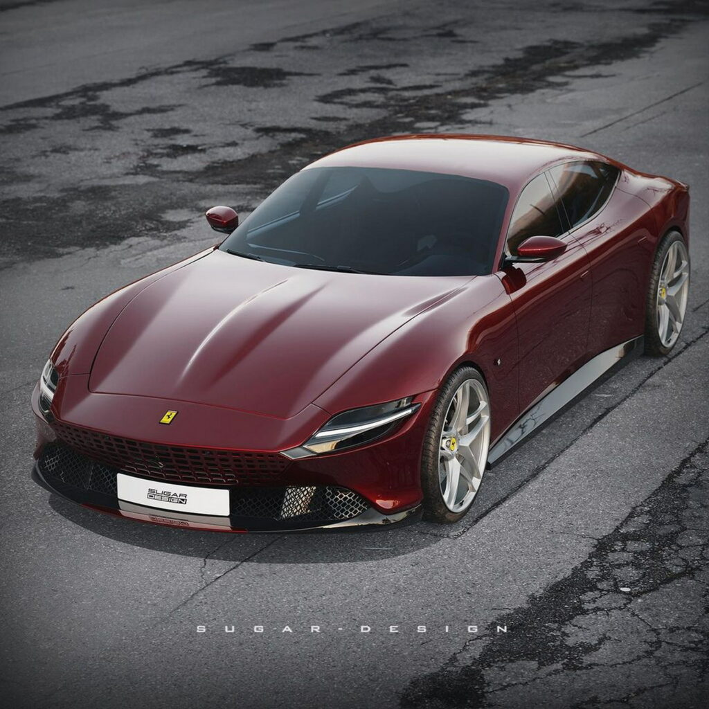 Ferrari Roma Works Surprisingly Well As A Four-Door Sedan | Carscoops