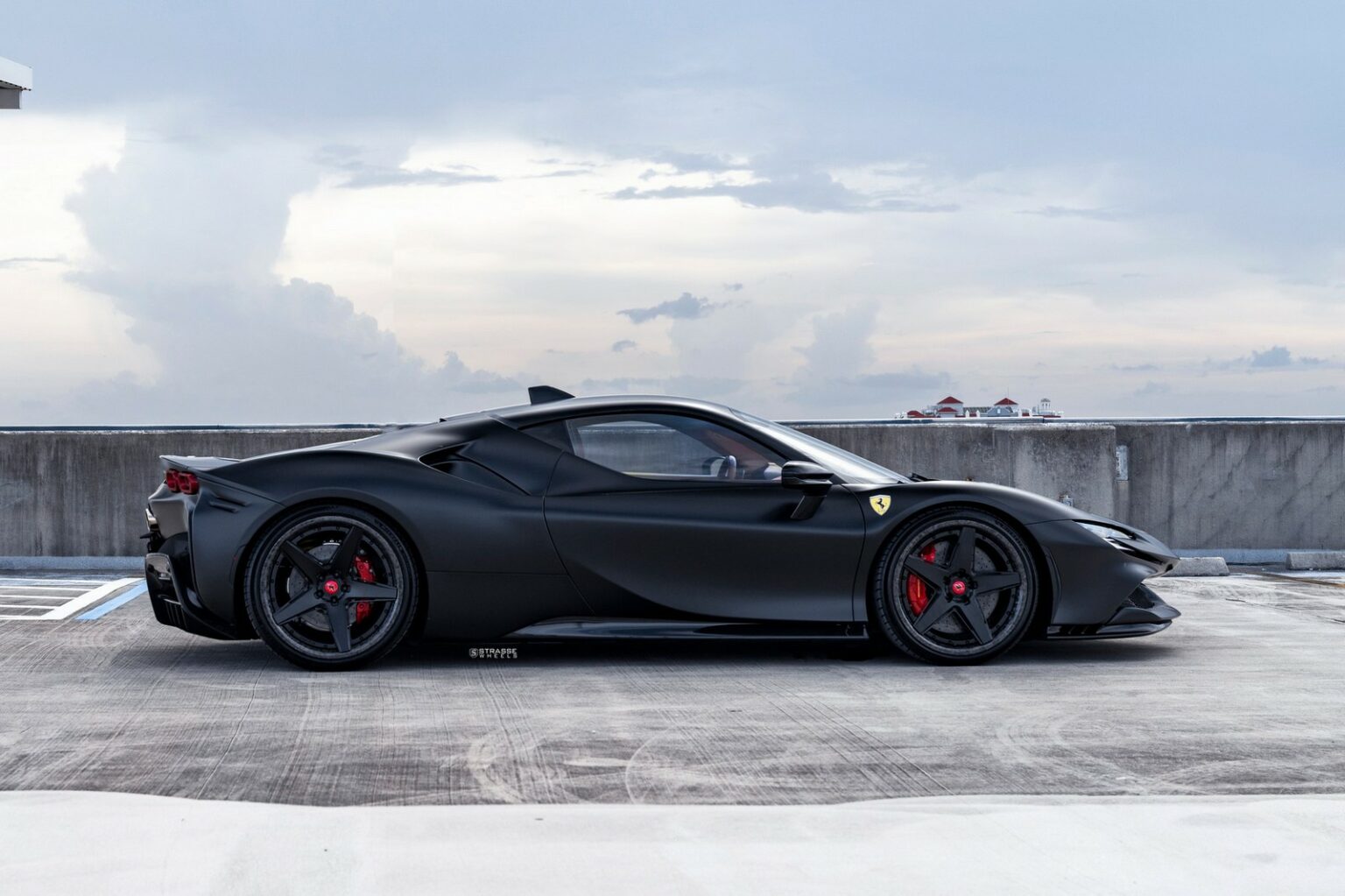 Does This Ferrari SF90 Stradale Look Any Good With Aftermarket Wheels ...