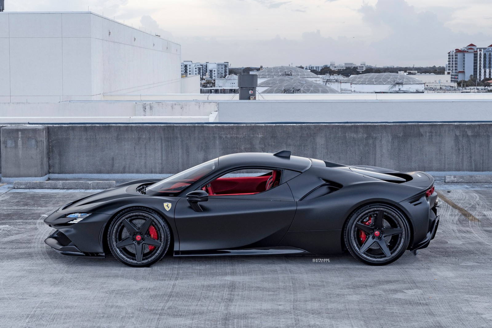 Does This Ferrari SF90 Stradale Look Any Good With Aftermarket Wheels ...
