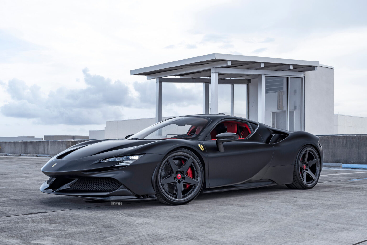 Does This Ferrari SF90 Stradale Look Any Good With Aftermarket Wheels ...