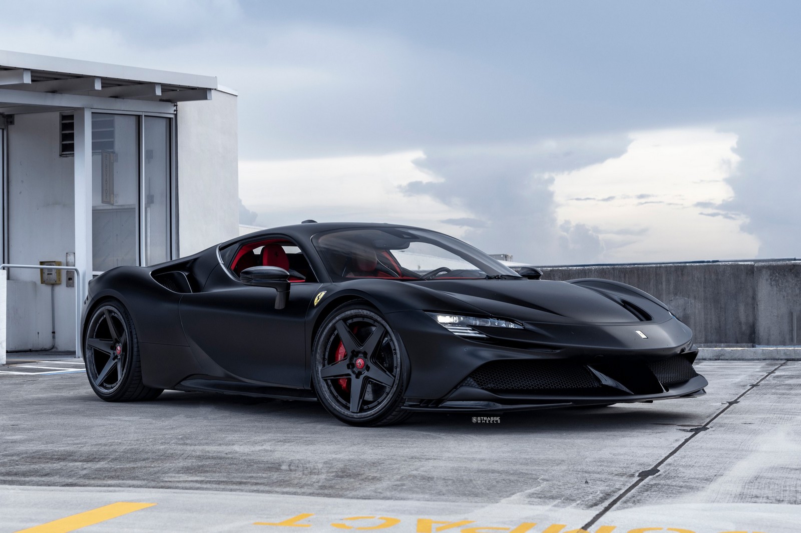 Does This Ferrari SF90 Stradale Look Any Good With Aftermarket Wheels ...