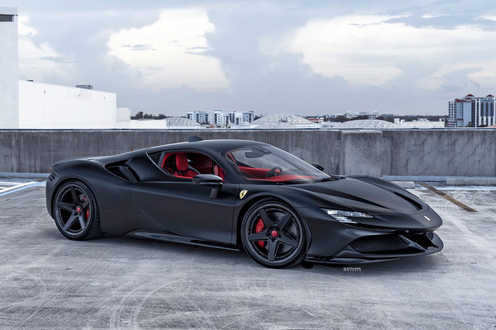 Does This Ferrari SF90 Stradale Look Any Good With Aftermarket Wheels ...