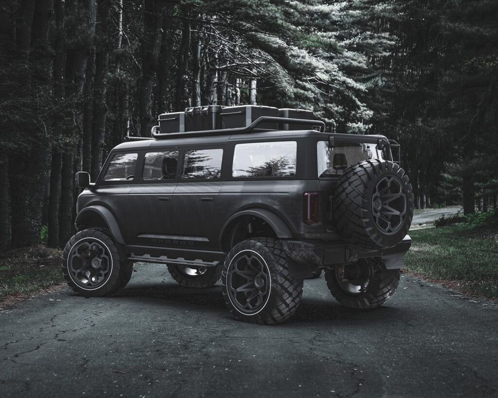 Digitally Modified Ford Bronco Imagines The Off-Road SUV As A Cab ...